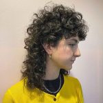 25+ Modern Curly Mullet Hairstyles for Girls in 2025 - Taper Fade