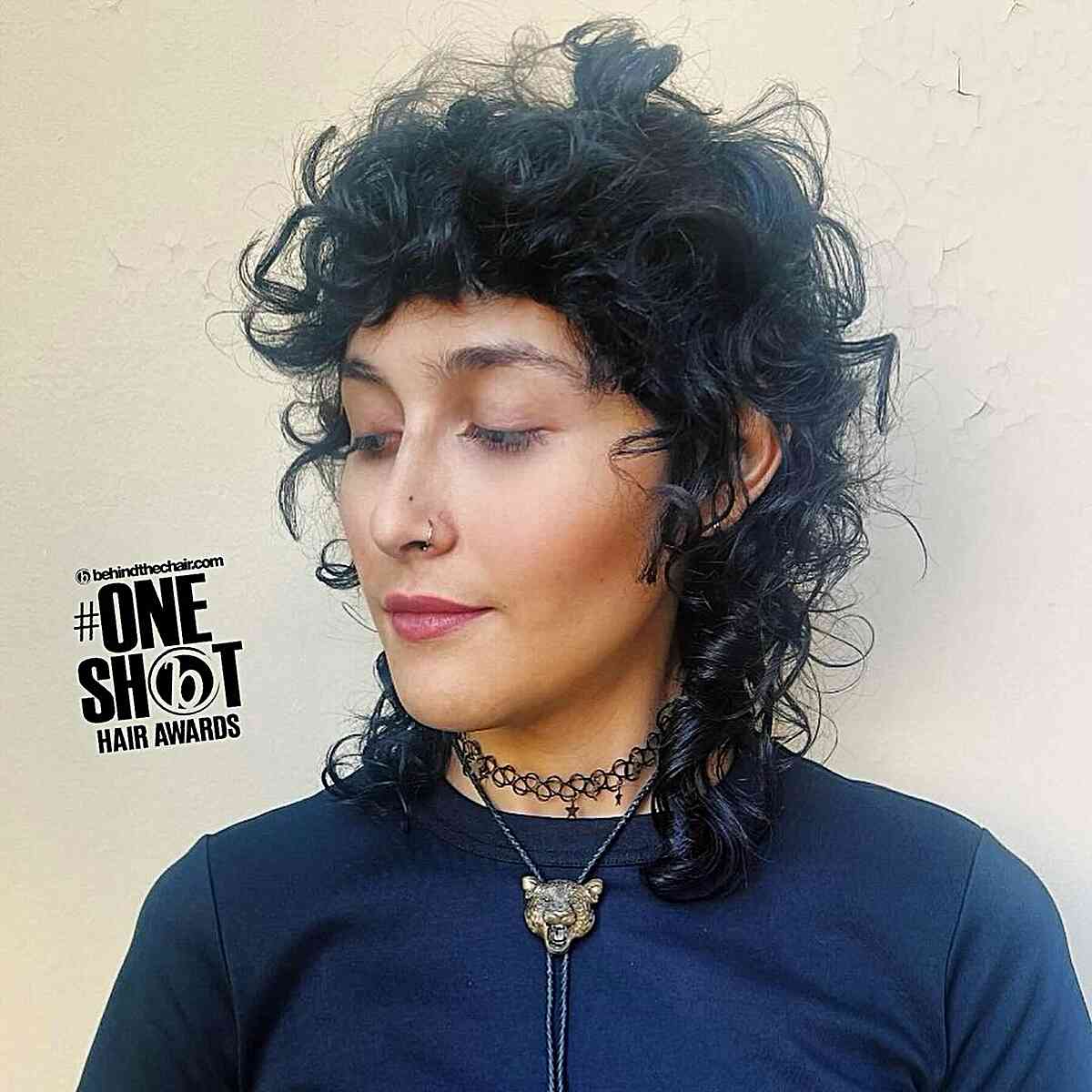 25+ Modern Curly Mullet Hairstyles for Girls in 2025 - Taper Fade