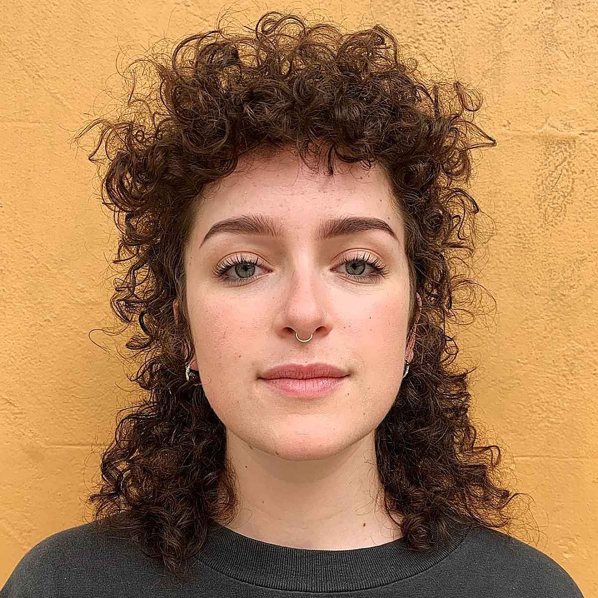 25+ Modern Curly Mullet Hairstyles for Girls in 2025 - Taper Fade