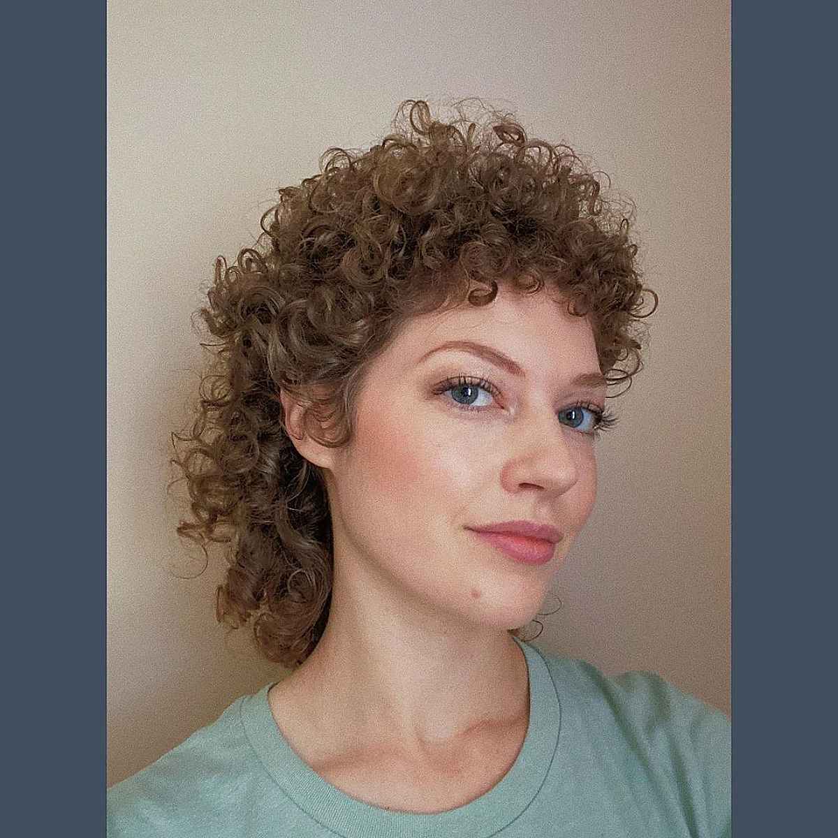25+ Modern Curly Mullet Hairstyles for Girls in 2025 - Taper Fade
